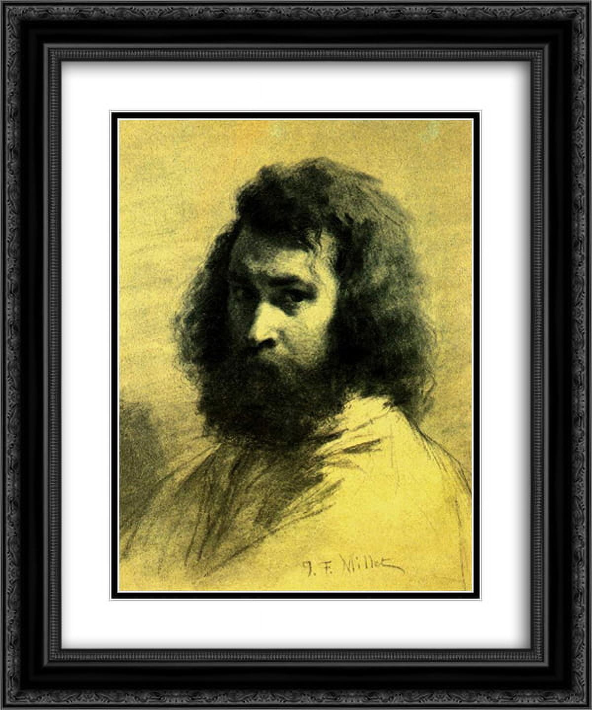 Jean Francois Millet 2x Matted 20x24 Black Ornate Framed Art Print ...