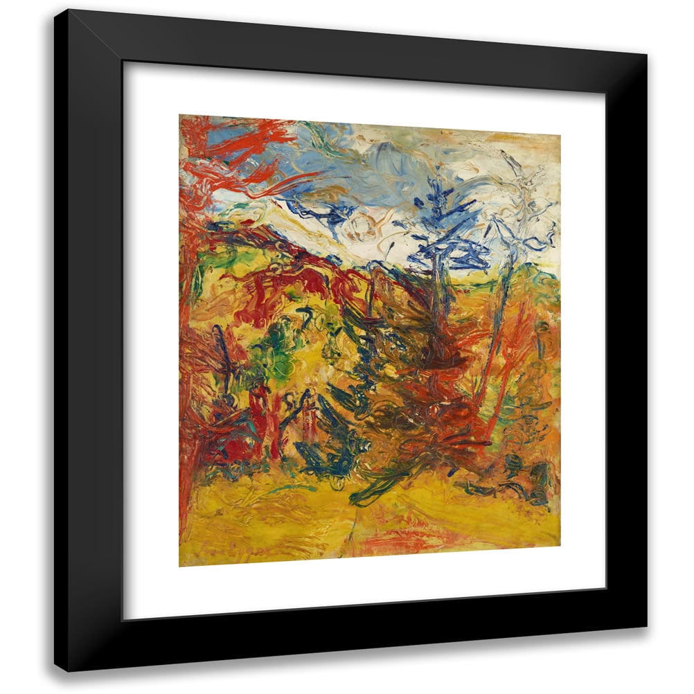 Jean Hans Egger 15x17 Black Modern Framed Museum Art Print Titled ...
