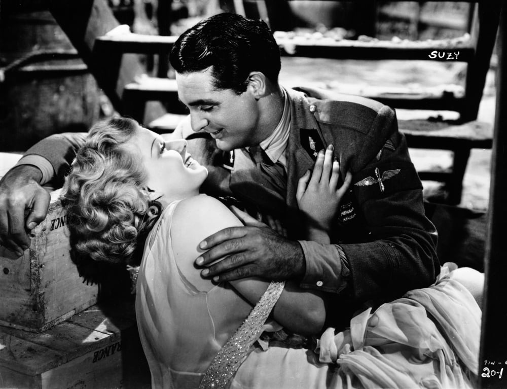 Jean Harlow Couple Shot Kissing Scene from a Film Photo Print (24 x 30 ...