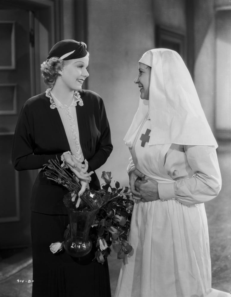 Jean Harlow Scene from a Film Talking to a Nun Photo Print (24 x 30 ...