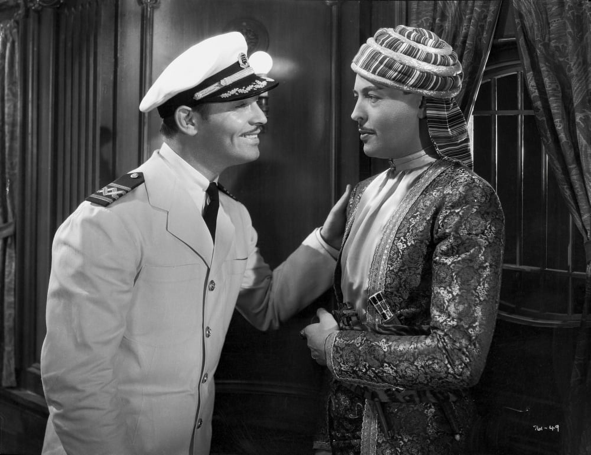 Jean Harlow Scene from a Film Two Men Talking and smiling with ...