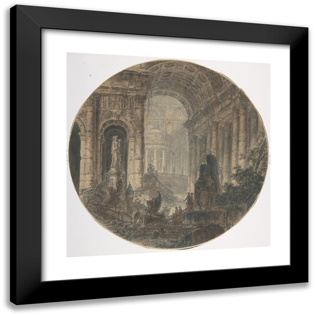 Jean Henri Alexandre Pernet 15x15 Black Modern Framed Museum Art Print ...
