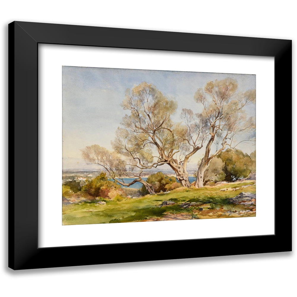 Jean-Henri Zuber 14x12 Black Modern Framed Museum Art Print Titled ...