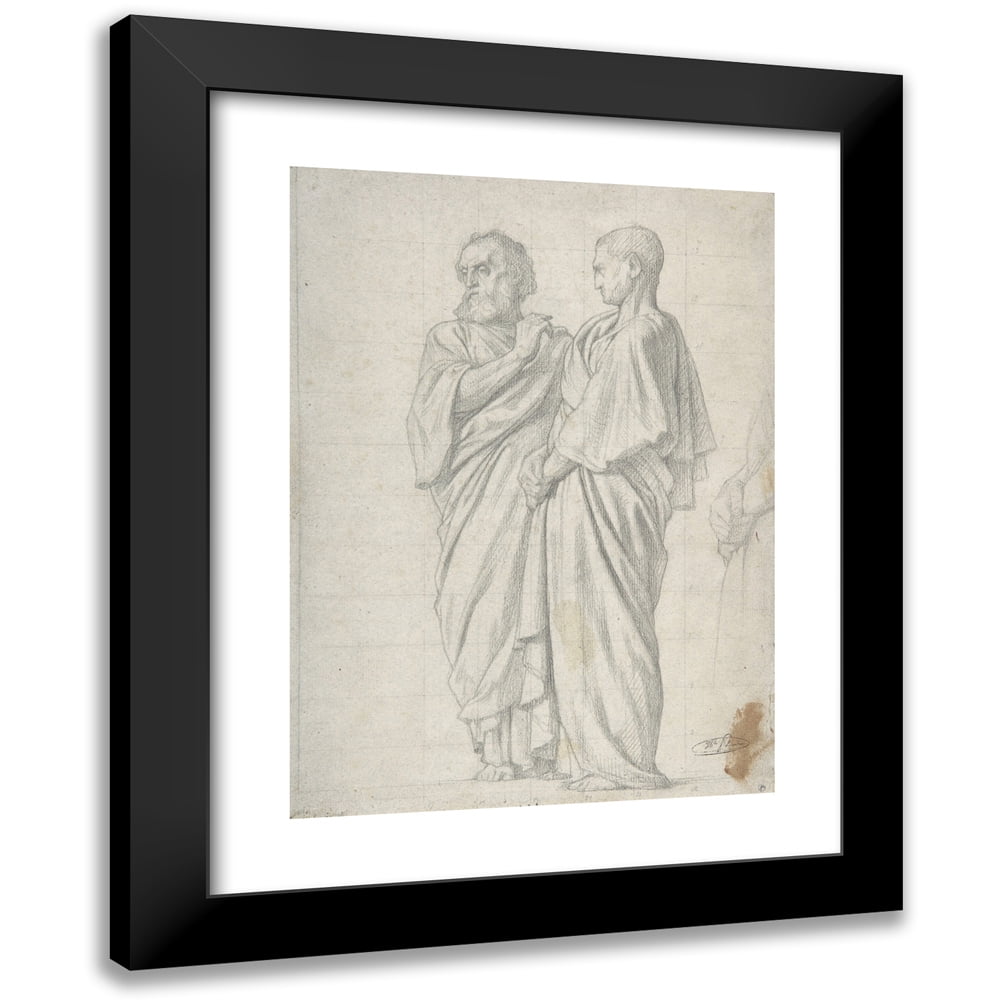 Jean-Hippolyte Flandrin 11x14 Black Modern Framed Museum Art Print ...