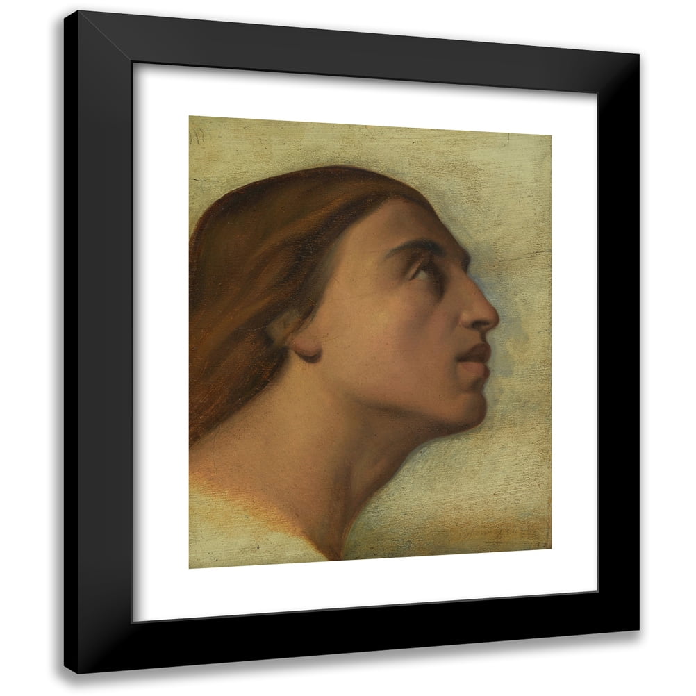 Jean-Hippolyte Flandrin 20x24 Black Modern Framed Museum Art Print ...