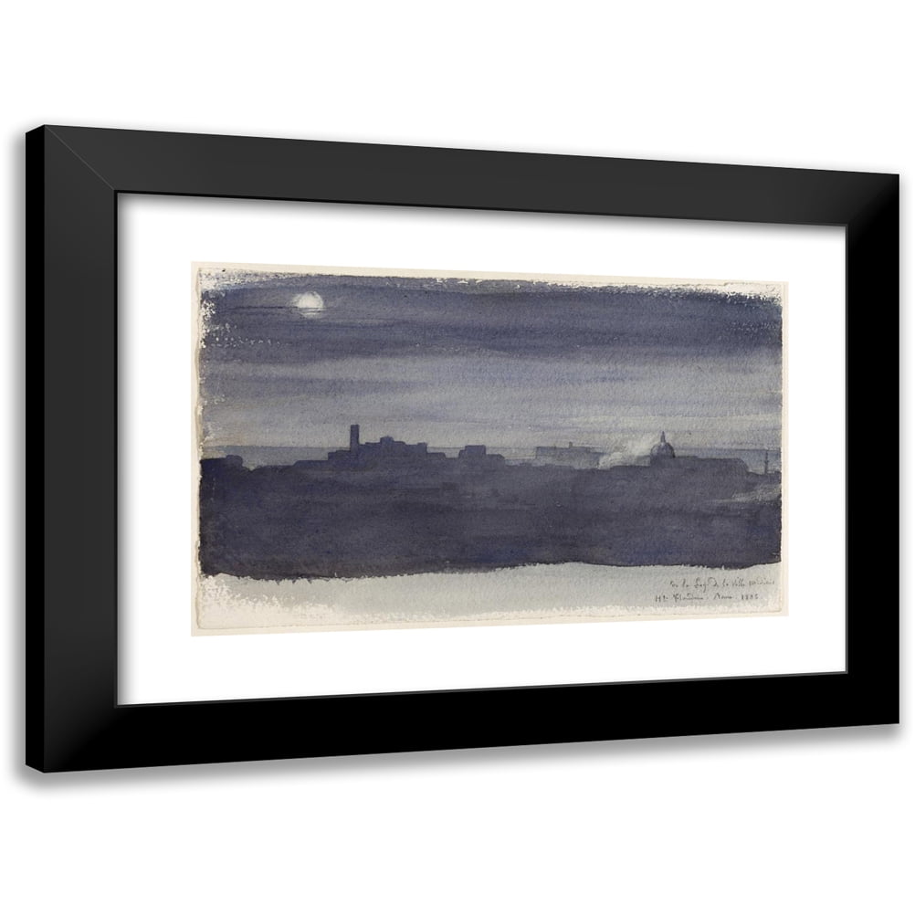 Jean-Hippolyte Flandrin 24x17 Black Modern Framed Museum Art Print ...