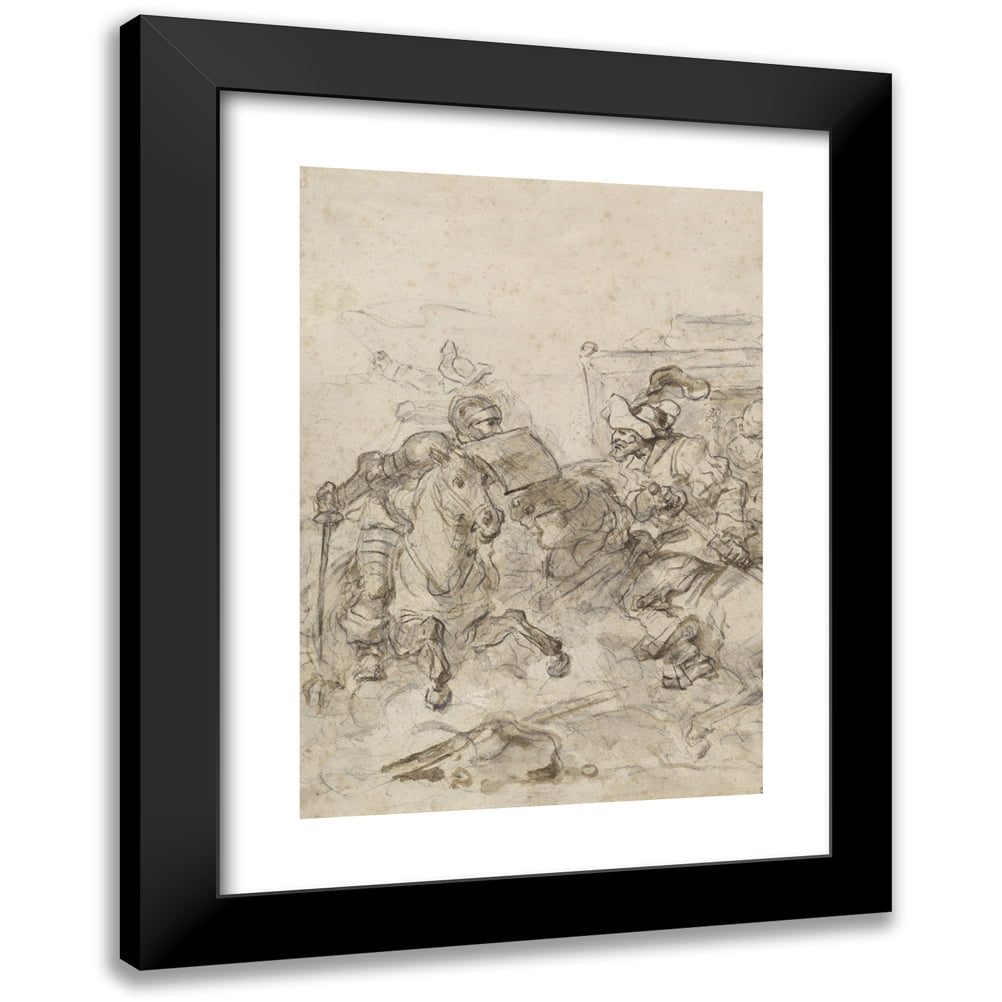 Jean-Honoré Fragonard 11x14 Black Modern Framed Museum Art Print Titled ...