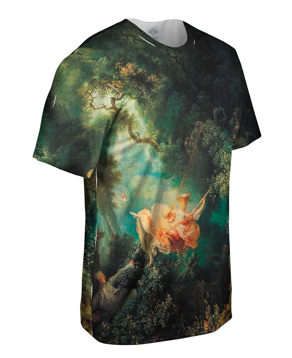 Jean-Honore Fragonard - The Swing Mens T-Shirt All Over Print - Walmart.com