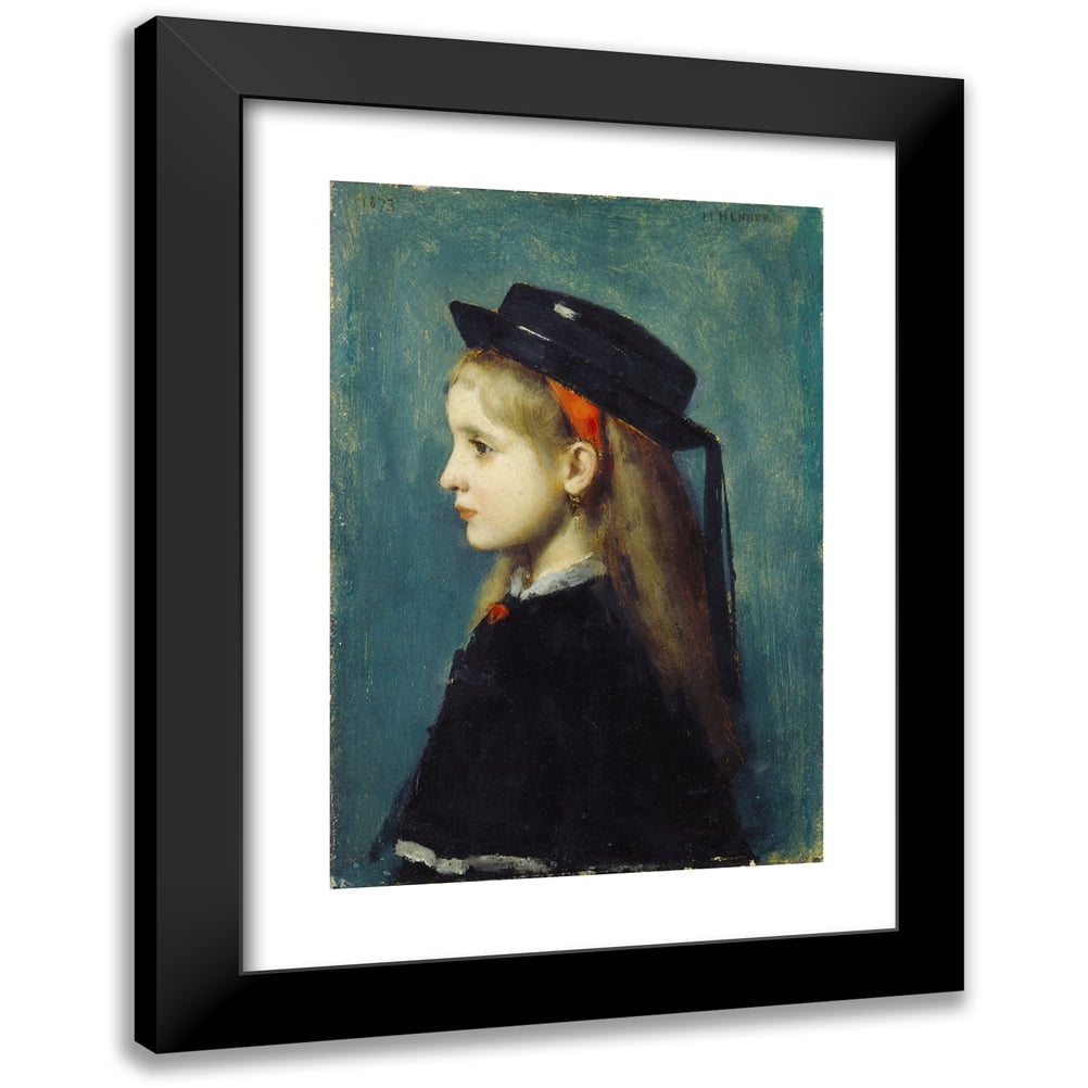 Jean-Jacques Henner 11x14 Black Modern Framed Museum Art Print Titled ...