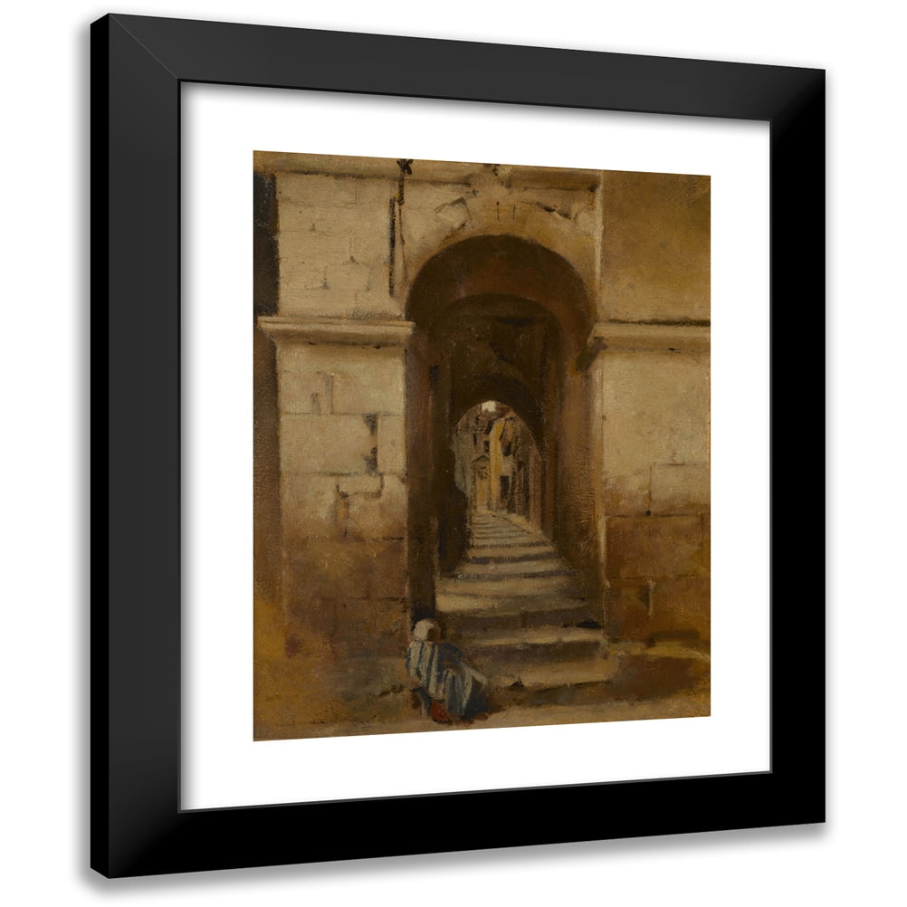 Jean-Jacques Henner 12x14 Black Modern Framed Museum Art Print Titled ...