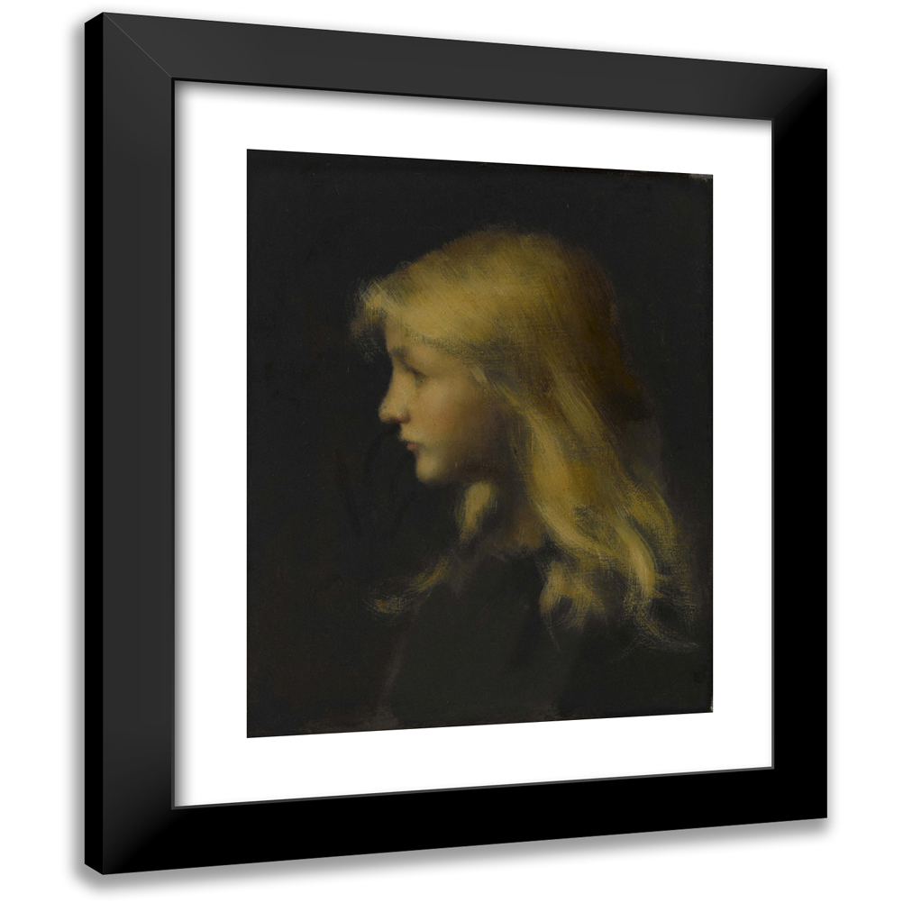 Jean-Jacques Henner 12x14 Black Modern Framed Museum Art Print Titled ...