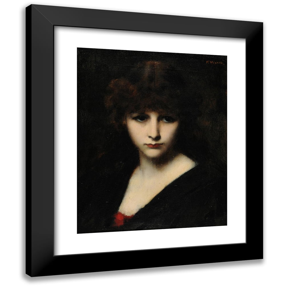 Jean-Jacques Henner 12x14 Black Modern Framed Museum Art Print Titled ...