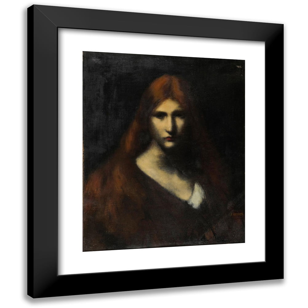 Jean-Jacques Henner 12x14 Black Modern Framed Museum Art Print Titled ...