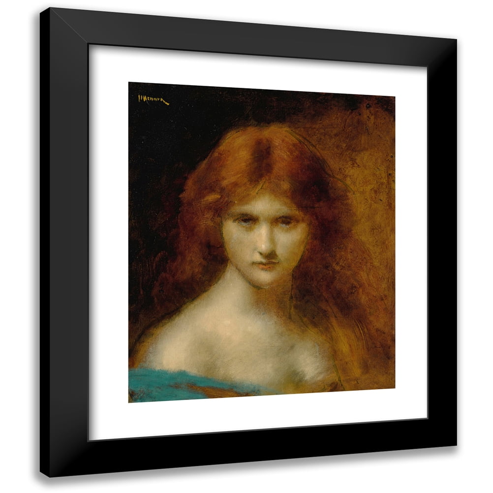 Jean-Jacques Henner 12x14 Black Modern Framed Museum Art Print Titled ...