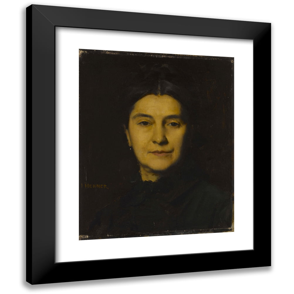 Jean-Jacques Henner 12x14 Black Modern Framed Museum Art Print Titled ...