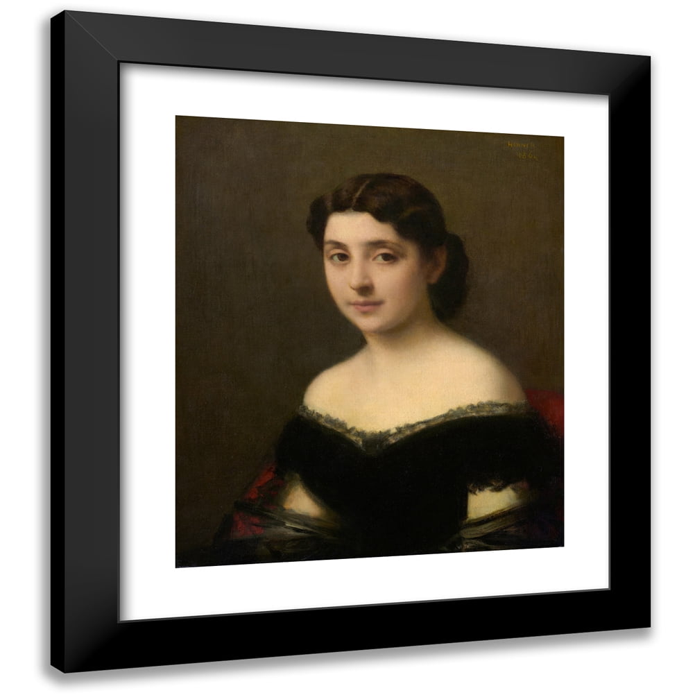 Jean-Jacques Henner 12x14 Black Modern Framed Museum Art Print Titled ...