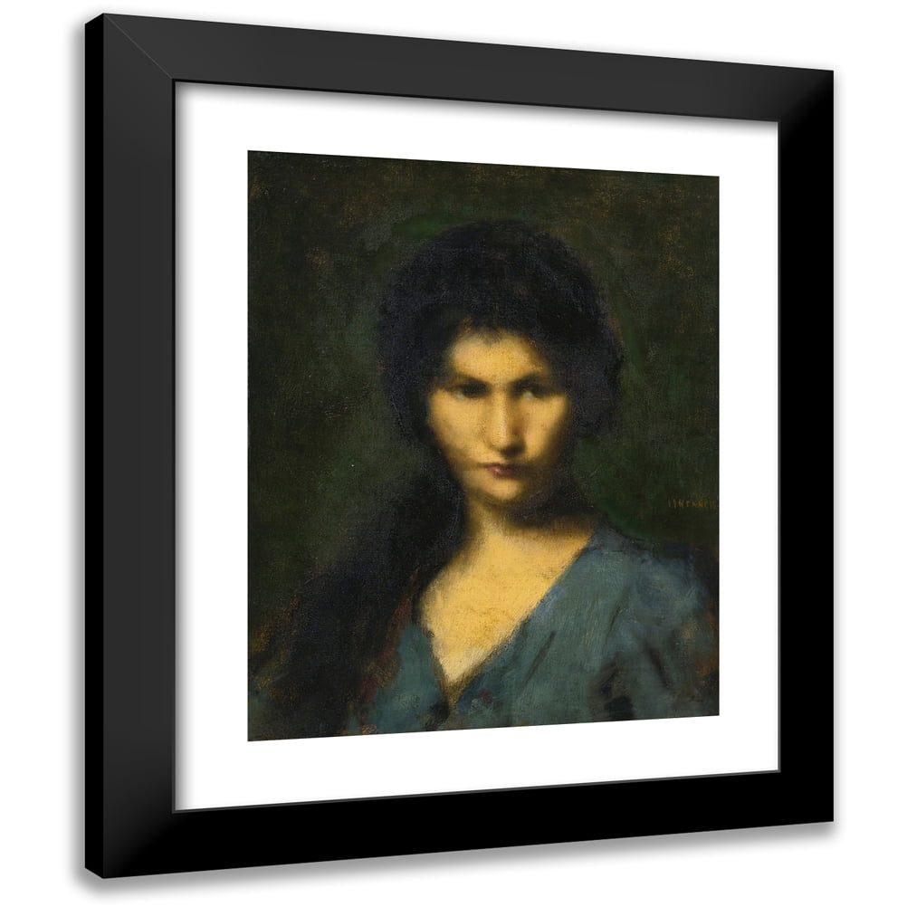 Jean-Jacques Henner 12x14 Black Modern Framed Museum Art Print Titled ...