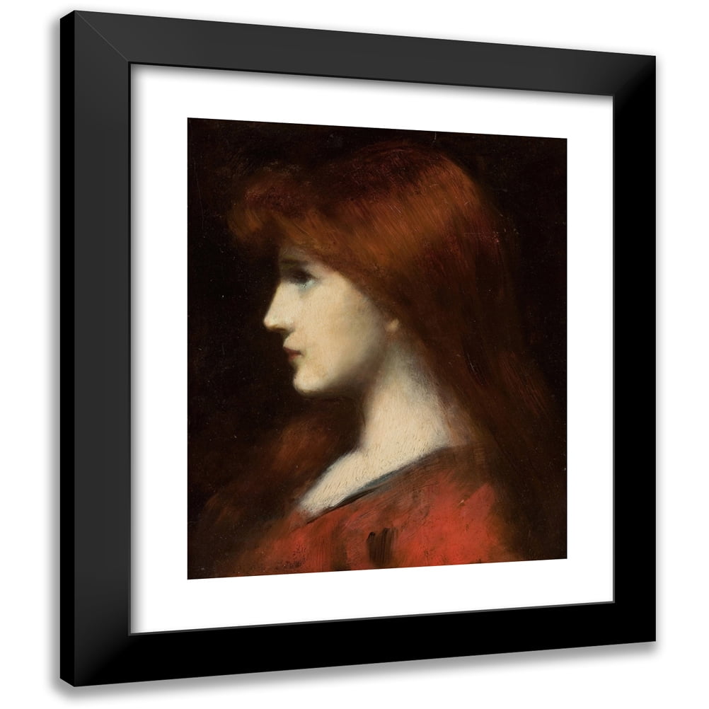 Jean-Jacques Henner 12x14 Black Modern Framed Museum Art Print Titled ...