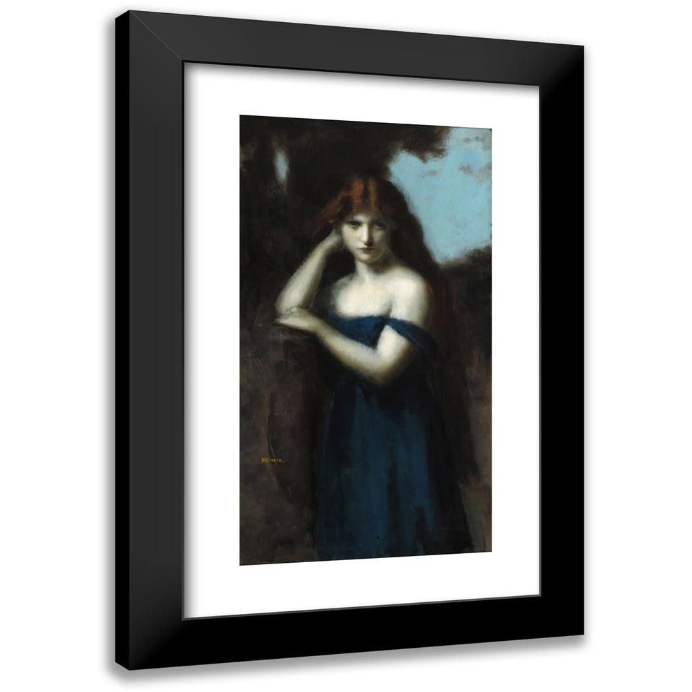 Jean-Jacques Henner 15x24 Black Modern Framed Museum Art Print Titled ...