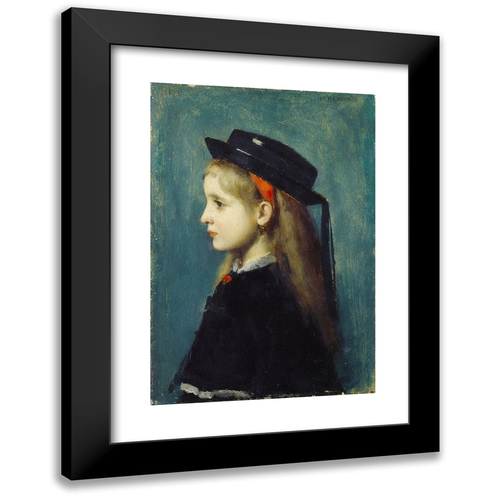 Jean-Jacques Henner 17x24 Black Modern Framed Museum Art Print Titled ...