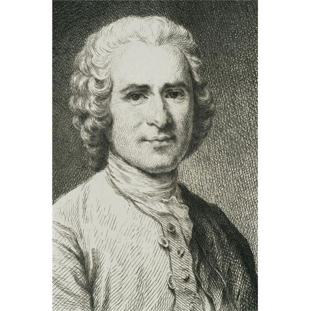 Jean Jacques Rousseau 1712 to 1778 Swiss Philosopher From 19th Century ...