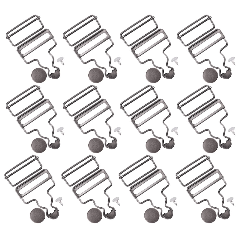 Jean Jumpsuit Buckles Overall Strap 20 Sets Overalls Button Hook ...