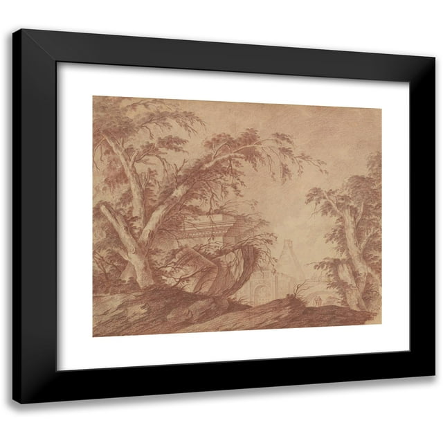 Jean-Laurent Le Geay 17x15 Black Modern Framed Museum Art Print Titled ...