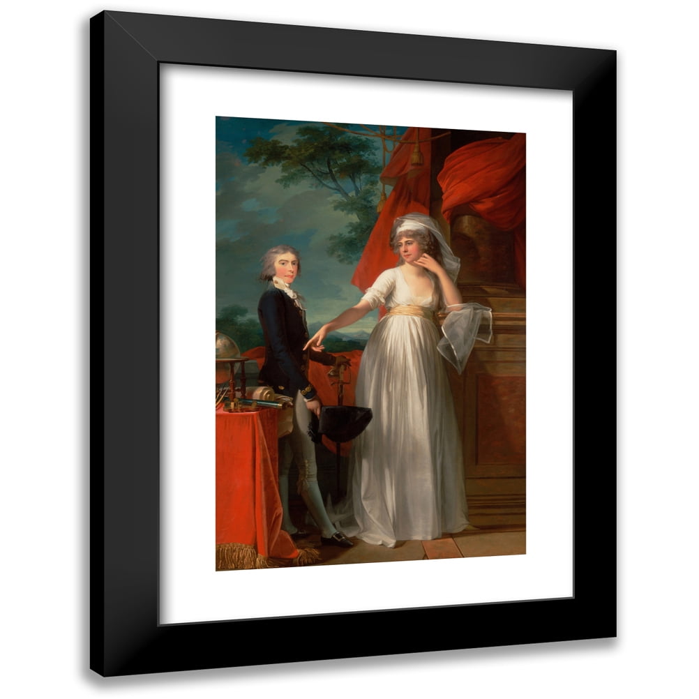 Jean Laurent Mosnier 17x24 Black Modern Framed Museum Art Print Titled ...