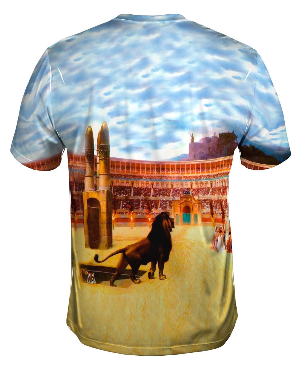 Jean-Leon Gerome - Christian Martyrs Last Prayer 1883 Mens T-Shirt All ...