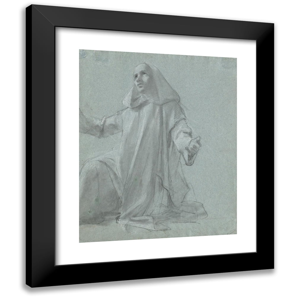 Jean Leonard Lugardon 12x14 Black Modern Framed Museum Art Print Titled ...