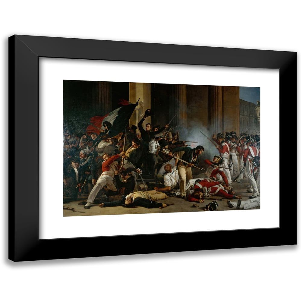 Jean-Louis Bezard 18x14 Black Modern Framed Museum Art Print Titled ...