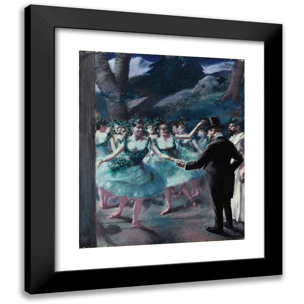 Jean-Louis Forain 12x14 Black Modern Framed Museum Art Print Titled ...