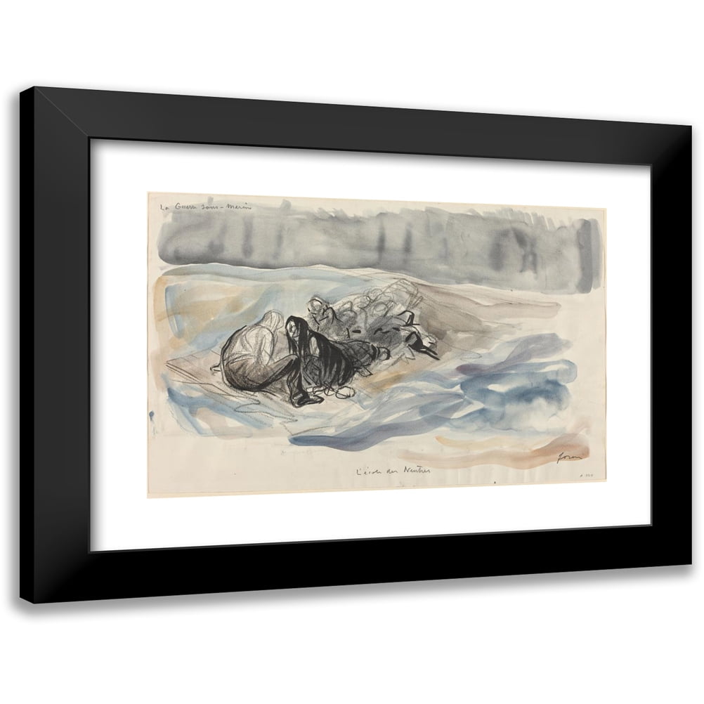 Jean-Louis Forain 24x17 Black Modern Framed Museum Art Print Titled ...