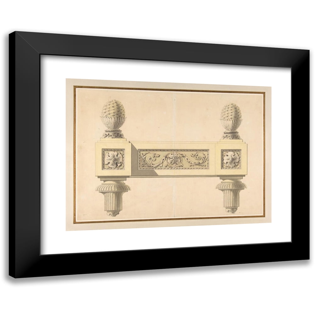 Jean Louis Prieur le Jeune 24x19 Black Modern Framed Museum Art Print ...