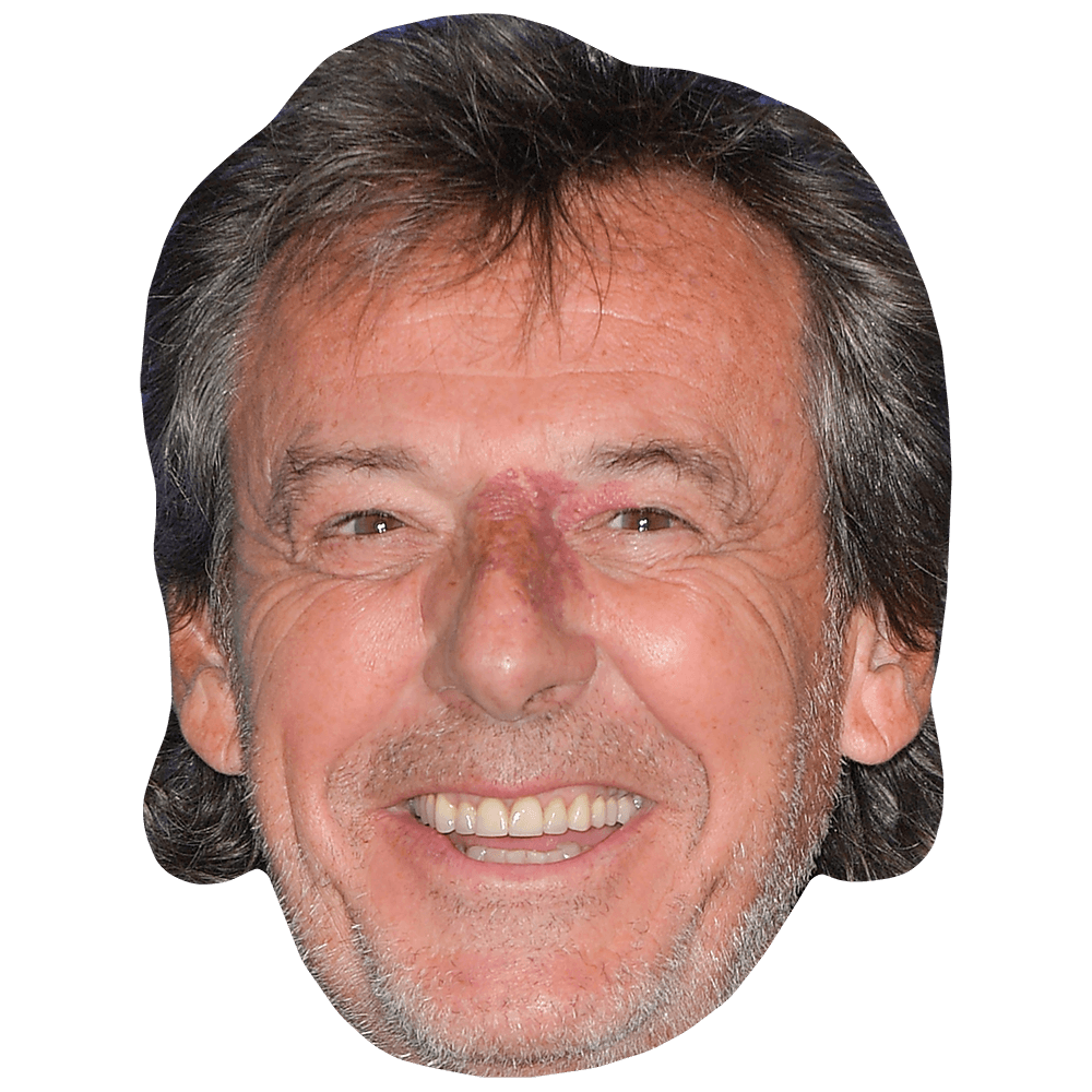 Jean-Luc Reichmann (Smile) Celebrity Mask, Flat Card Face, Fancy Dress ...