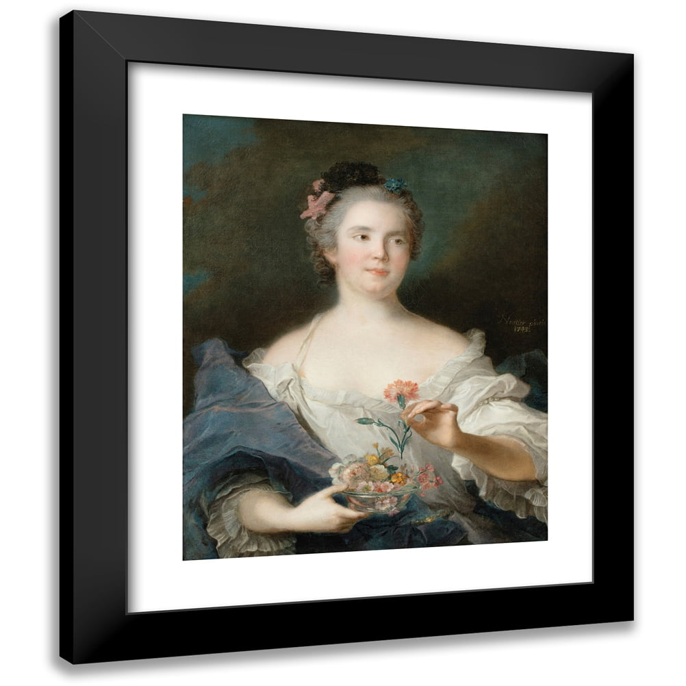 Jean-Marc Nattier 12x14 Black Modern Framed Museum Art Print Titled ...