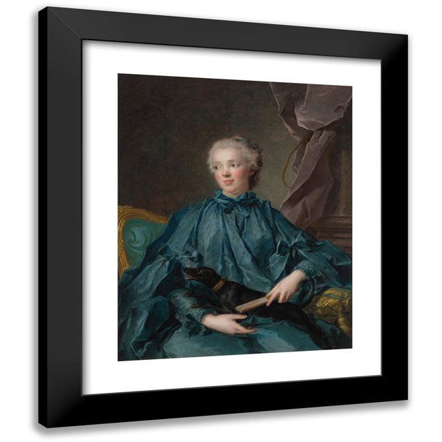 Jean-Marc Nattier 12x14 Black Modern Framed Museum Art Print Titled ...