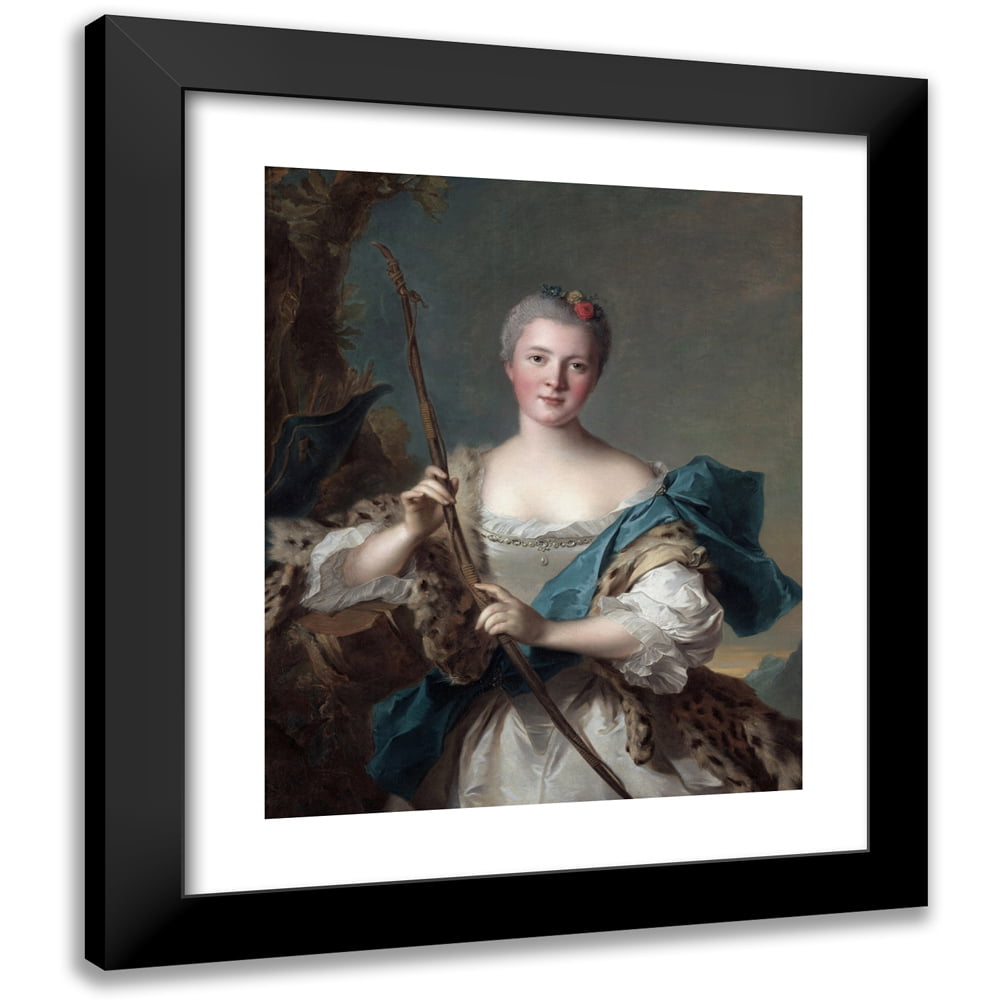 Jean-Marc Nattier 12x14 Black Modern Framed Museum Art Print Titled ...