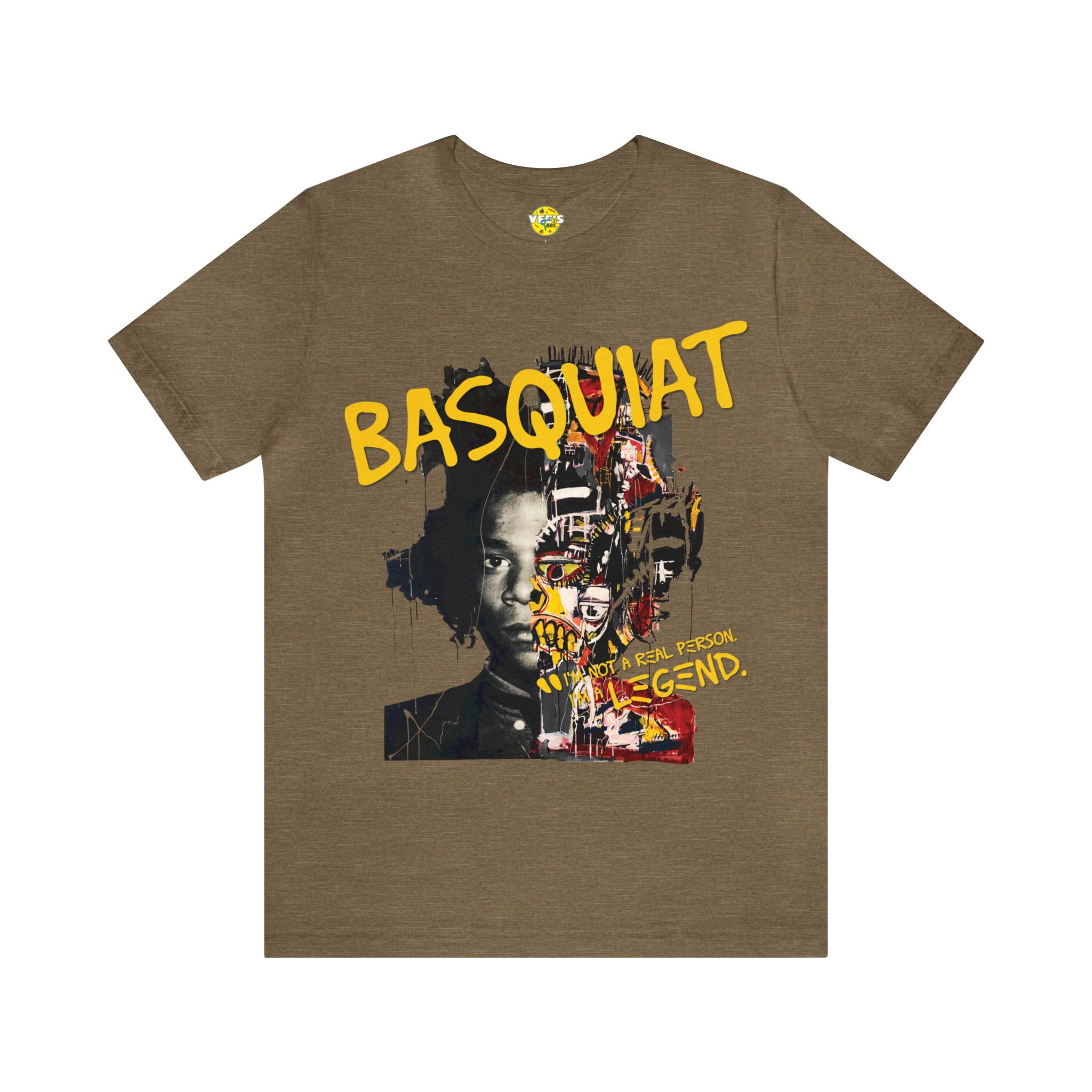 Jean-Michel Basquiat Portrait Urban Art Icon Shirt, Black History Month ...
