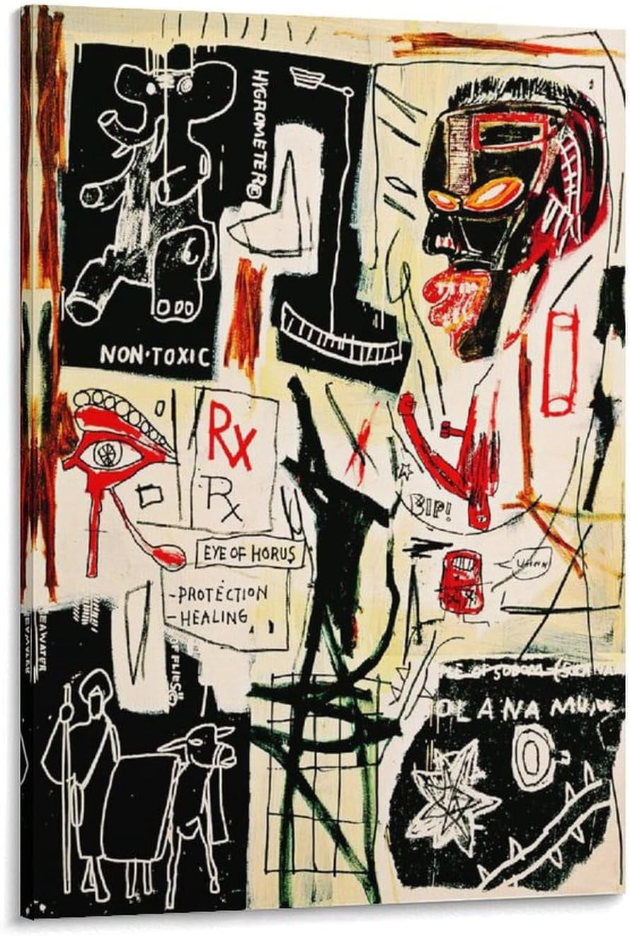 Jean-Michel Basquiat Poster Graffiti Wall Art Poster Street Art ...