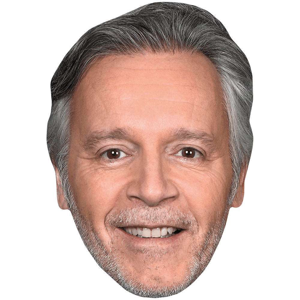 Jean-Michel Maire (Grey Hair) Celebrity Mask, Flat Card Face, Fancy ...