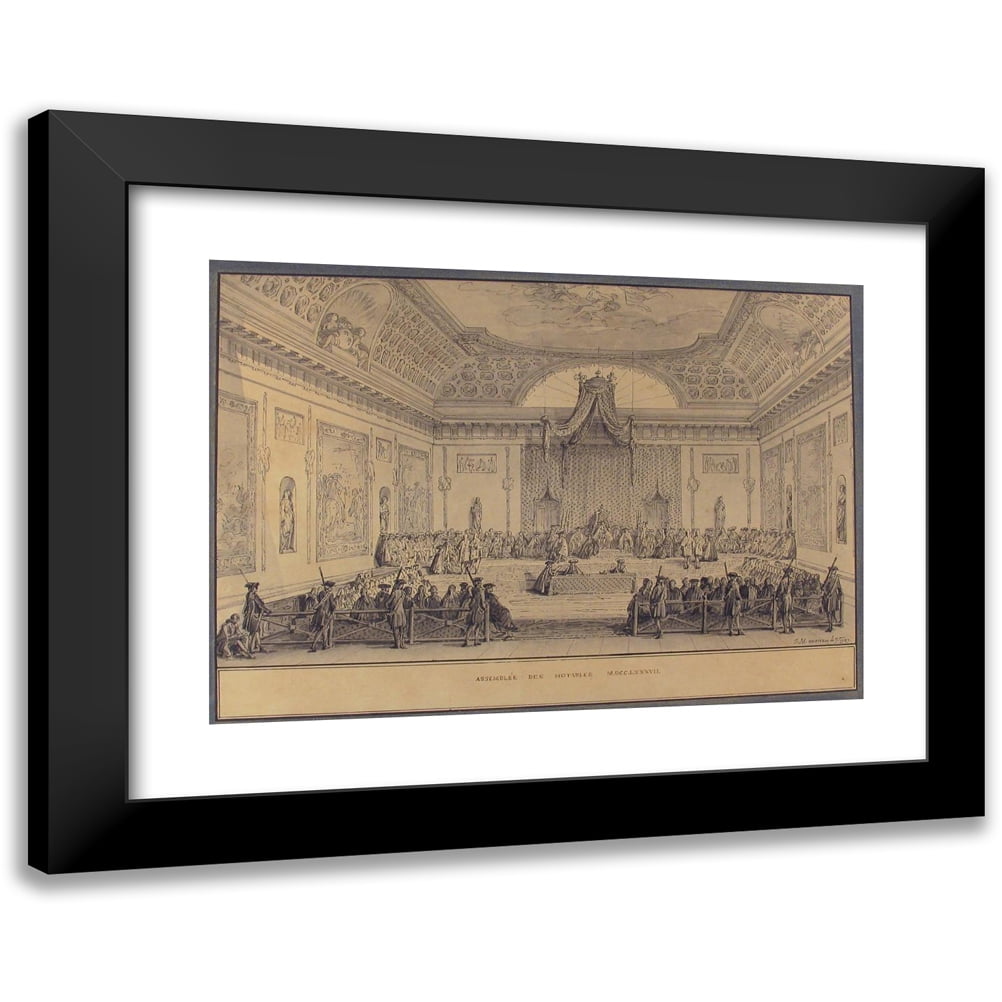Jean Michel Moreau the Younger 18x14 Black Modern Framed Museum Art ...