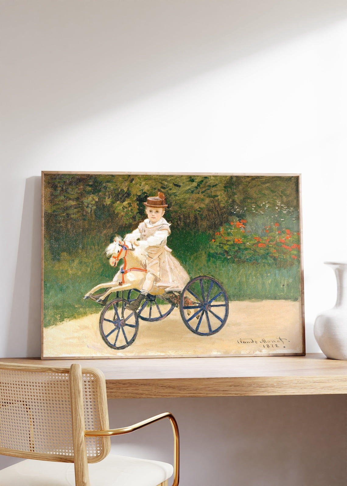 Jean Monet Hobby Horse Portrait Poster, Unframed Size 24x36 - Walmart.com