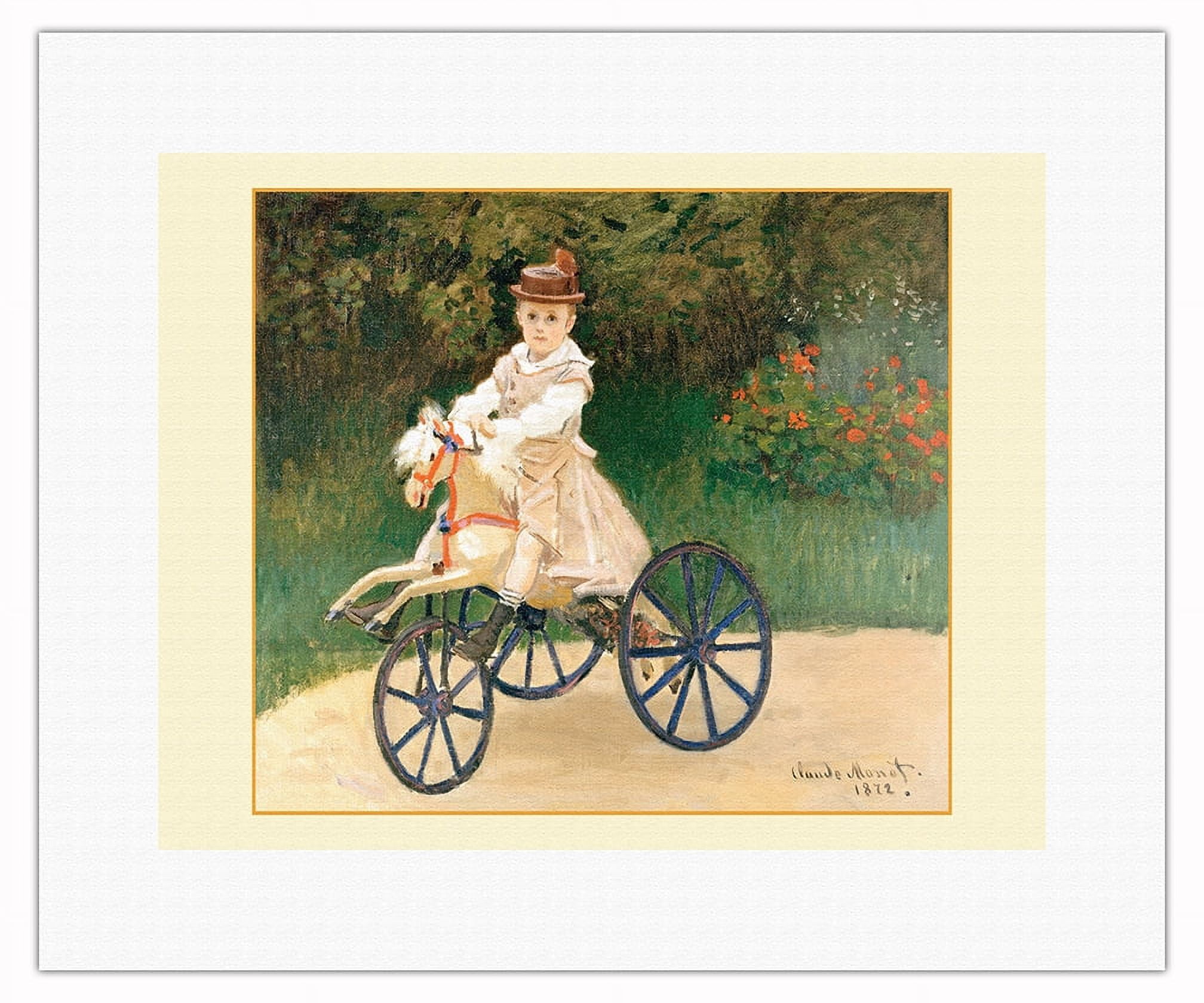 Jean Monet on His Hobby Horse - From an Original Color Painting by ...