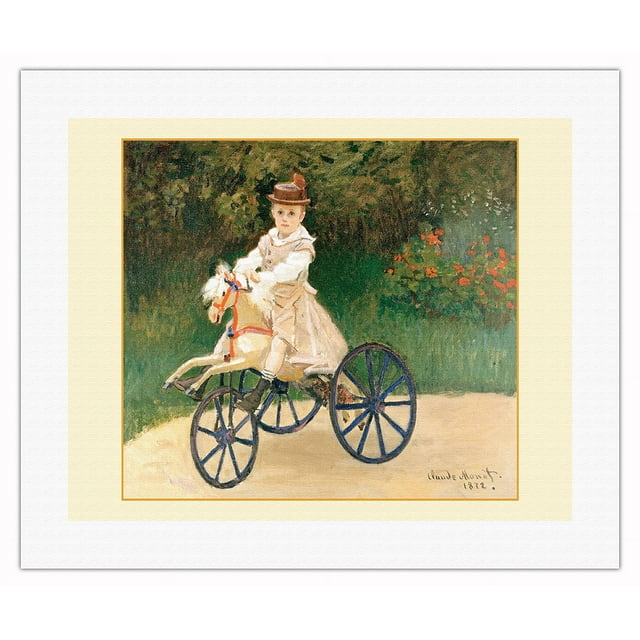 Jean Monet on His Hobby Horse - From an Original Color Painting by ...