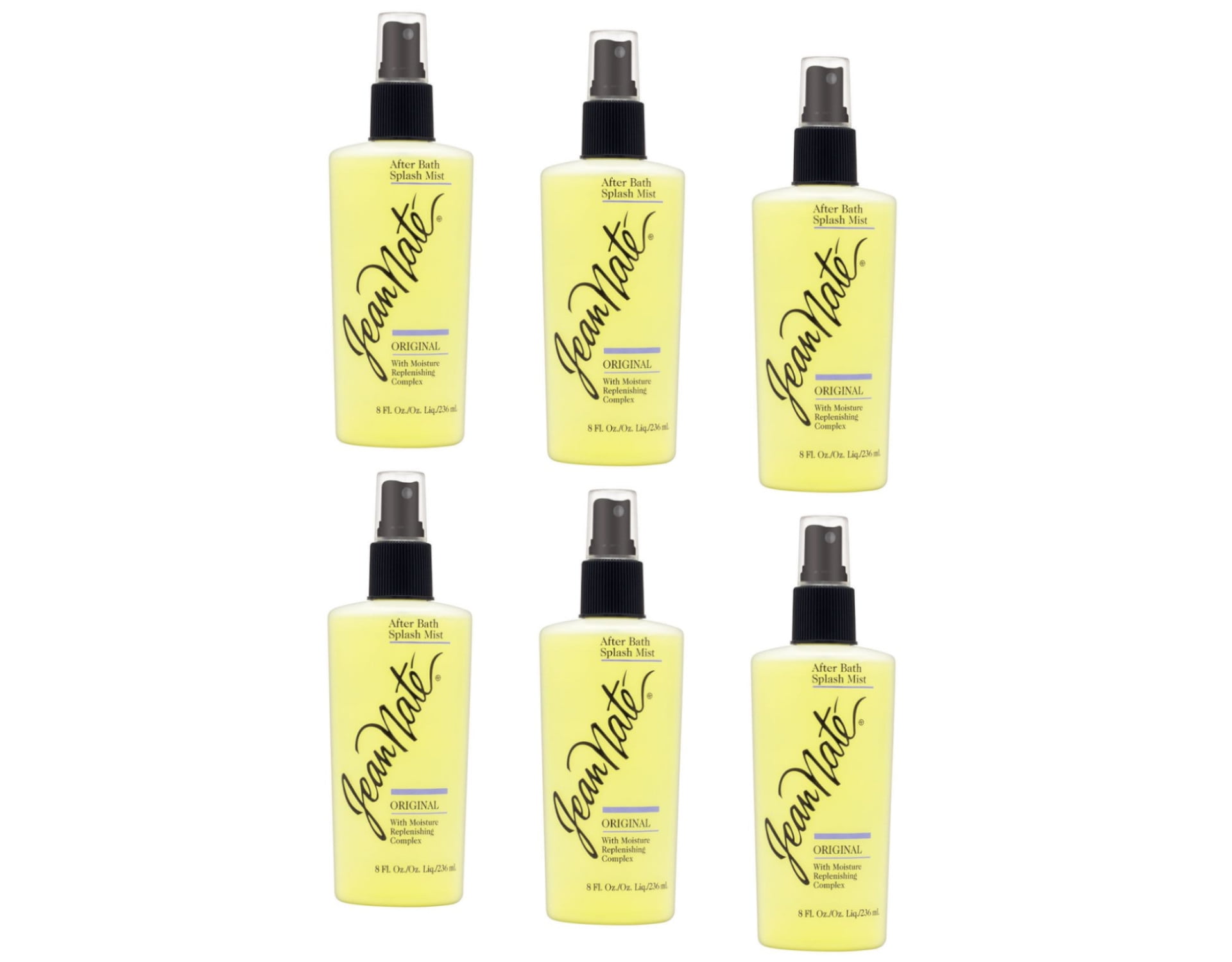 Jean Nate Original After Bath Splash Mist, 8 Fl. Oz. - Pack of 6 ...
