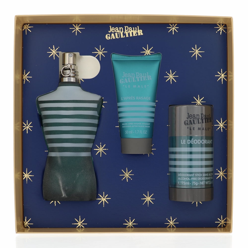 Jean Paul Gaultier Le Male 3-pcs Gift Box For Men (Eau de Toilette ...