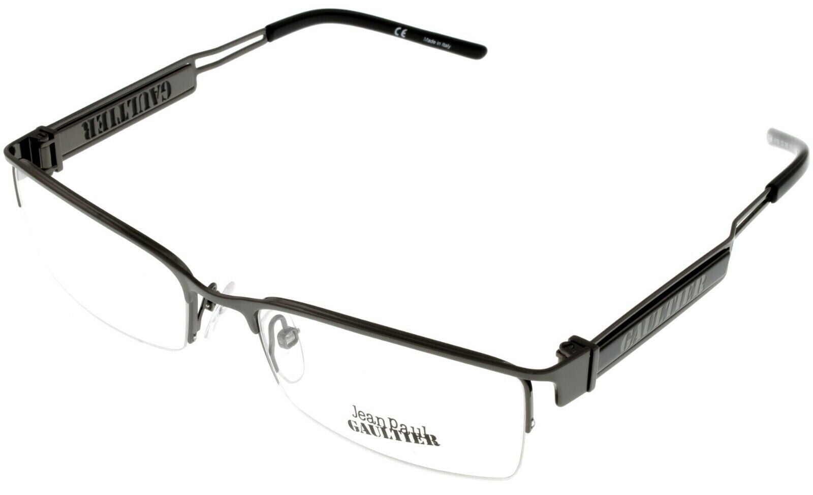 Jean Paul Gaultier Unisex Eye Wear Frame Semi Rimless Gray VJP090M 0568 ...