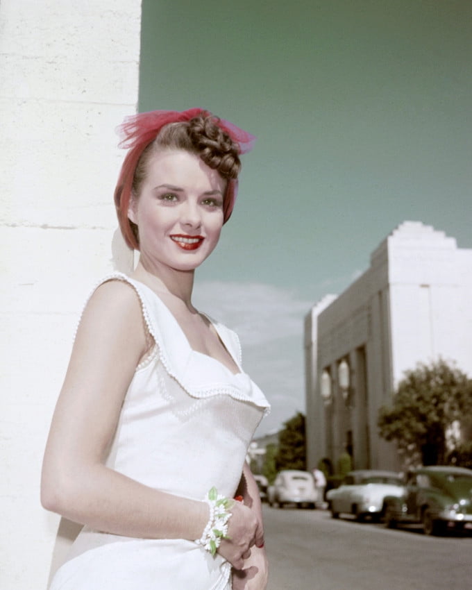 Jean Peters Vintage Portrait Studio Backlot Pose 24X36 Classic ...