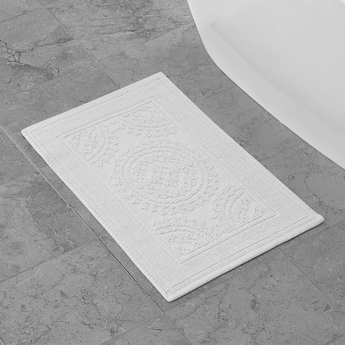 Jean Pierre New York Cotton StoneWash Medallion 17x24 in. Bath Rug ...